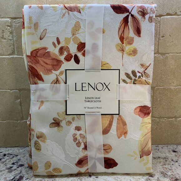 Lenox | Dining | Lenox Leaf 7 Round Tablecloth Nwt | Poshmark